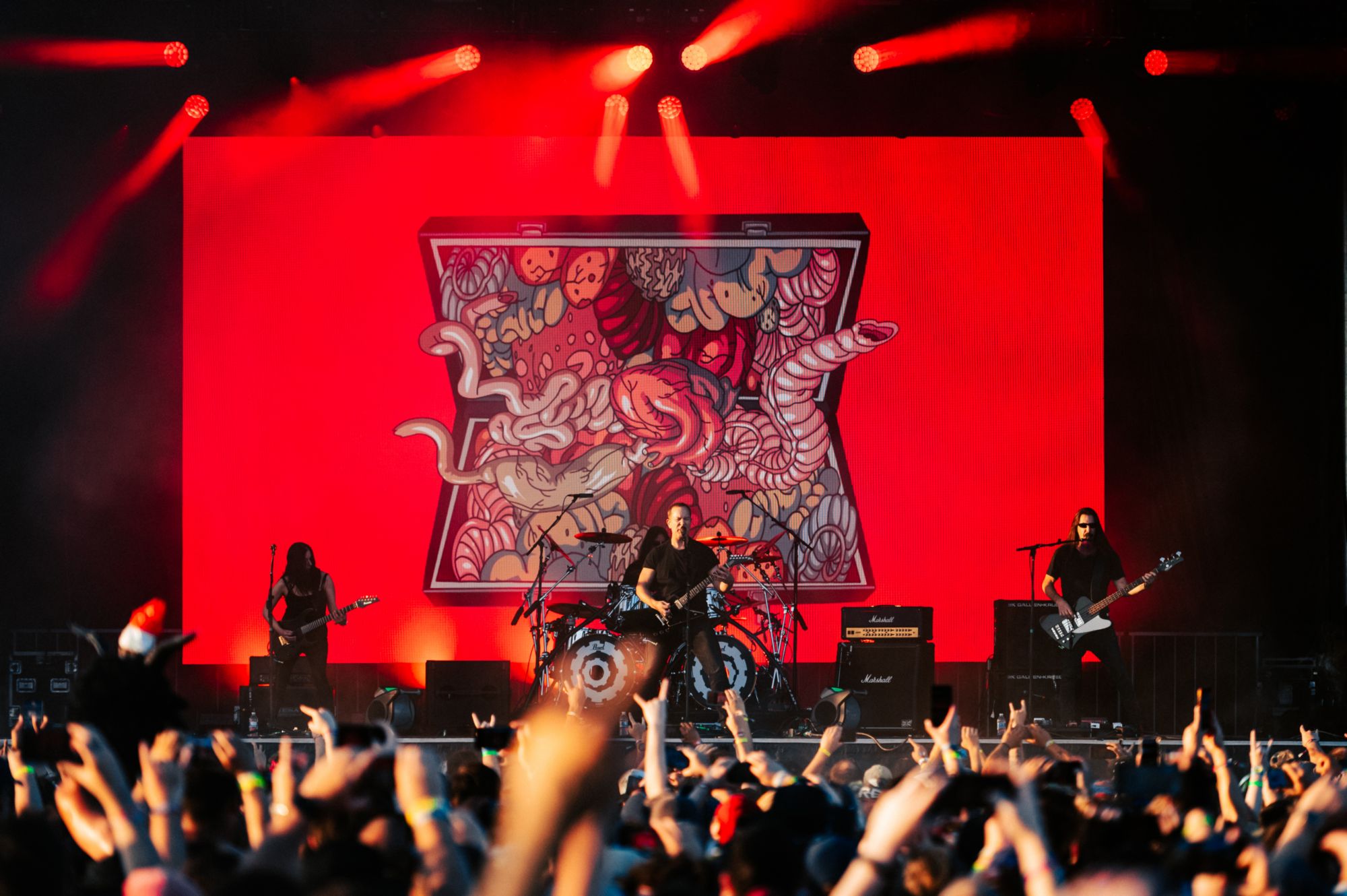 Dethklok rock the Disruptor Stage at Louder Than Life 2023 | SWOMP ...